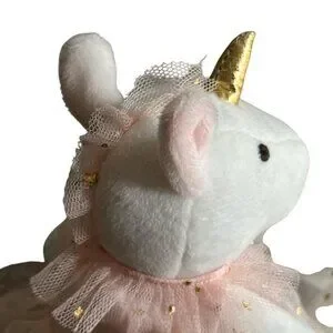 Cantia | Toys | Cantia Plush Unicorn Doll Pink Tulle Dress Gold Stars ...